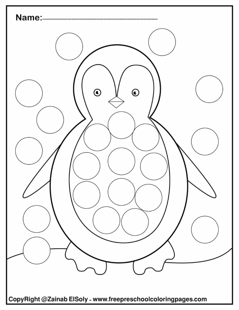 Unlock Creativity with Preschool Dot Marker Printables - preschool ...